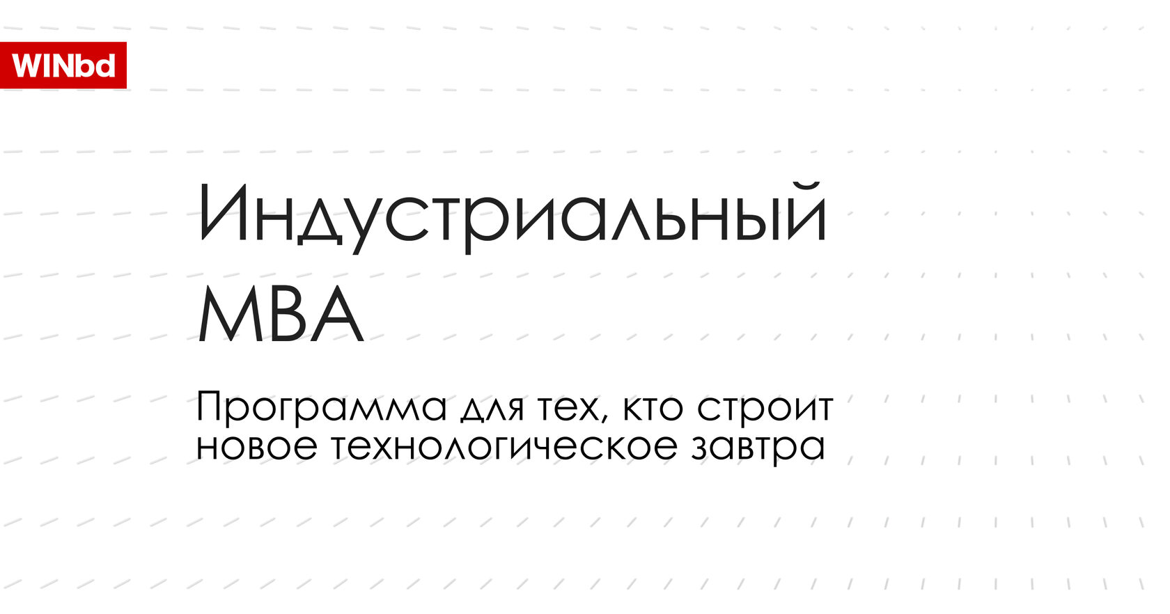 Индустриальный MBA