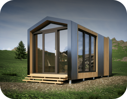 Построенные модульные дома и бани для клиентов Woodnext