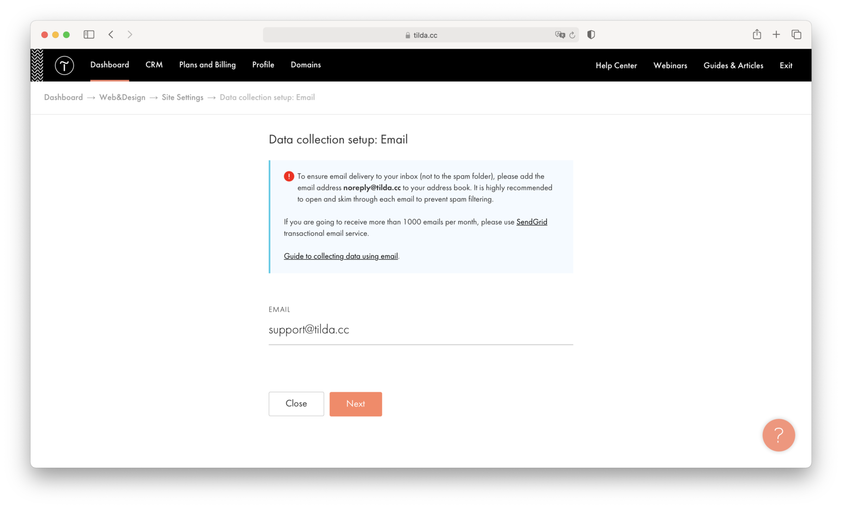 How to Receive Captured Data via Email │ Tilda Help Center