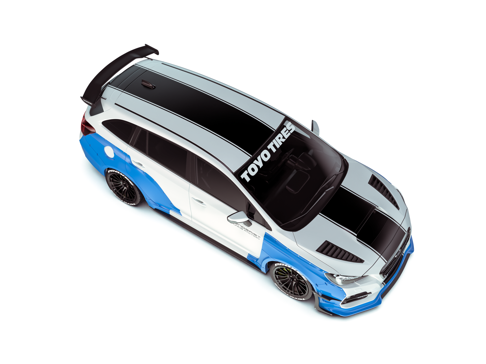 Full FENDERIST SPEC S kit / WIDE BODY KIT Subaru Levorg 14-17