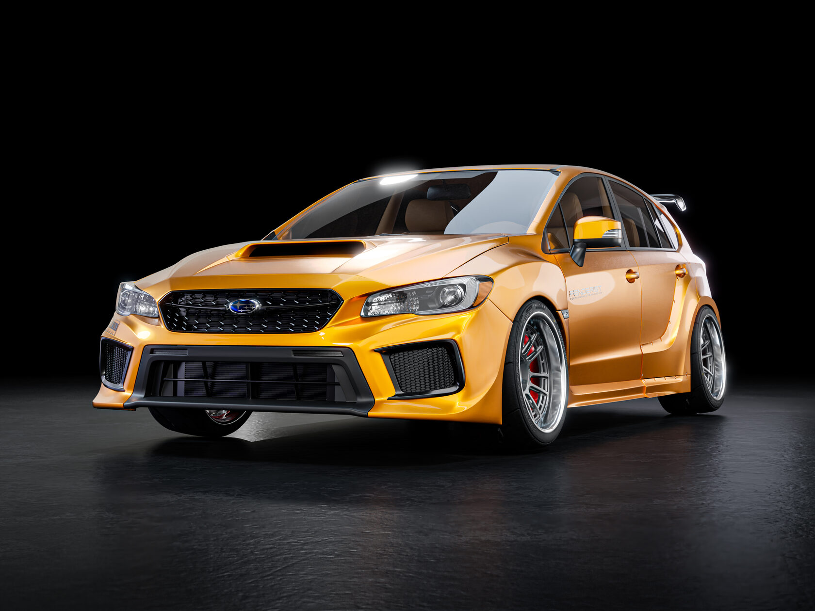 FENDERIST SPEC S 30mm rear fender Flares Set / WIDE BODY KIT SUBARU ...