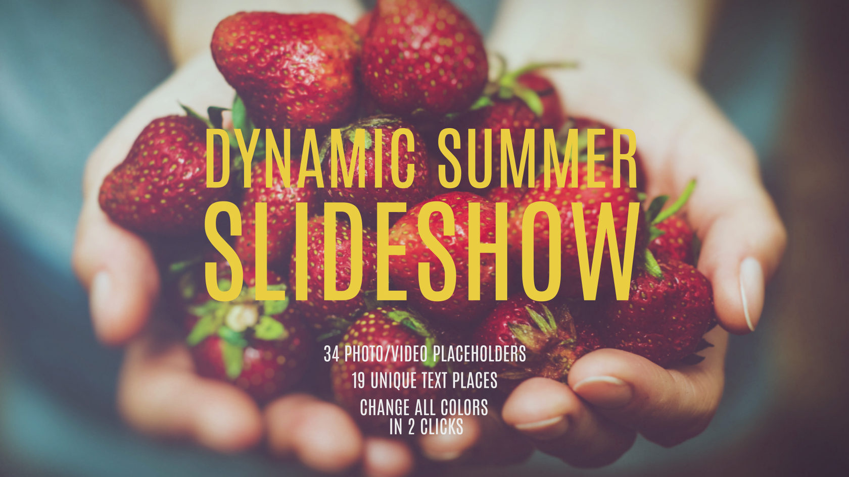 Dynamic Summer Slideshow - After Effects Template