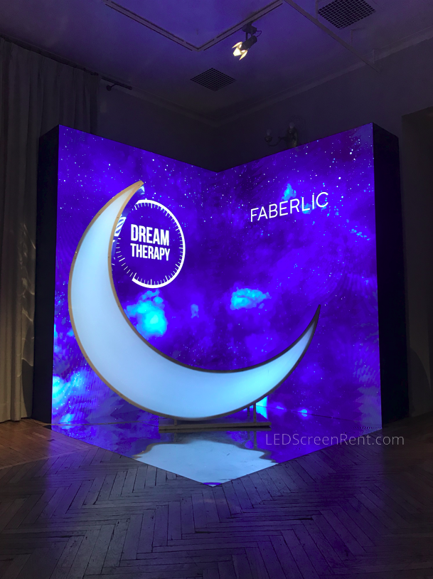 LED Video Corners Rental for Events and Exhibitions in UAE