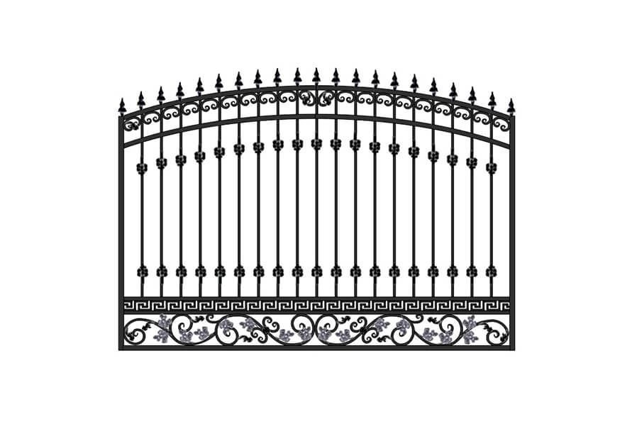 Ворота с плазменной резкой купить по низкой цене | Сейвал-ворота