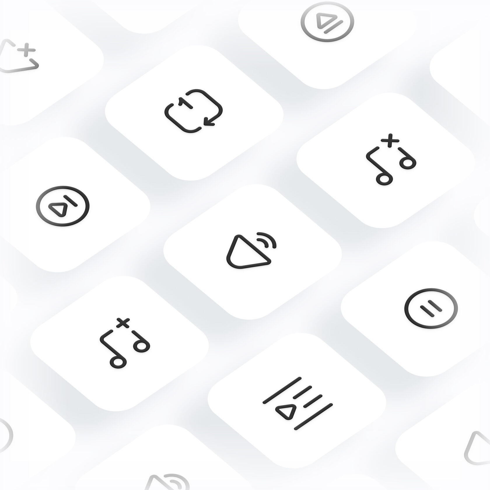 Myicons — Music, Audio icons