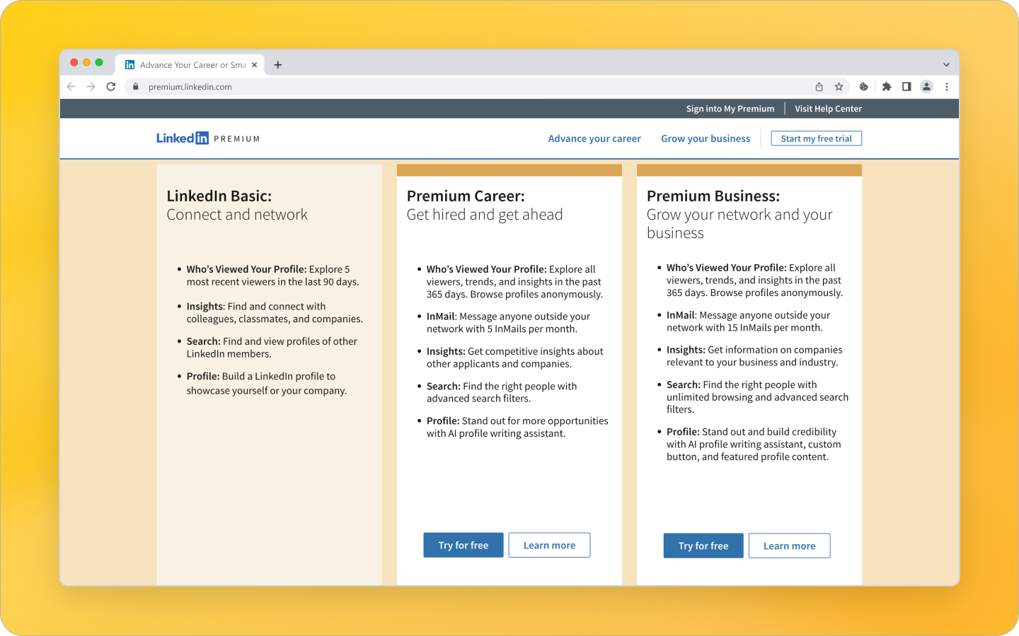 LinkedIn Premium for Free