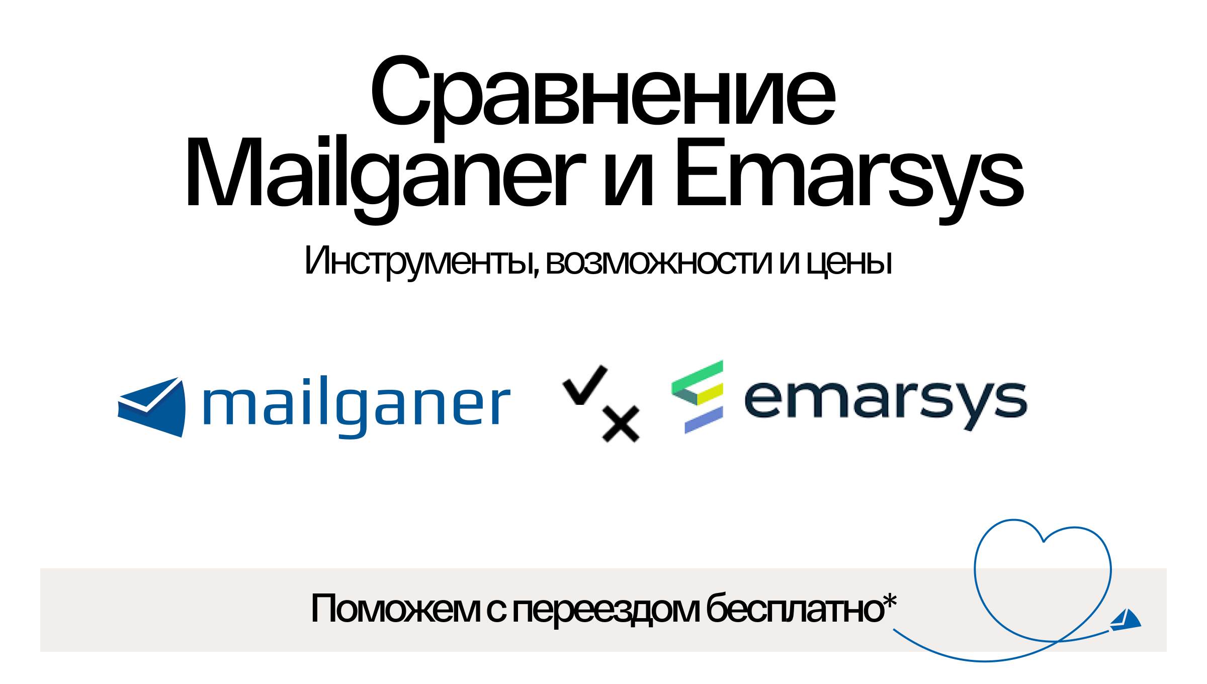 Сравнение Mailganer и Emarsys