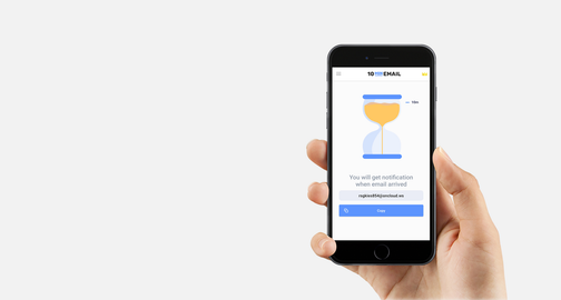10 minute mail app for Android and iOS