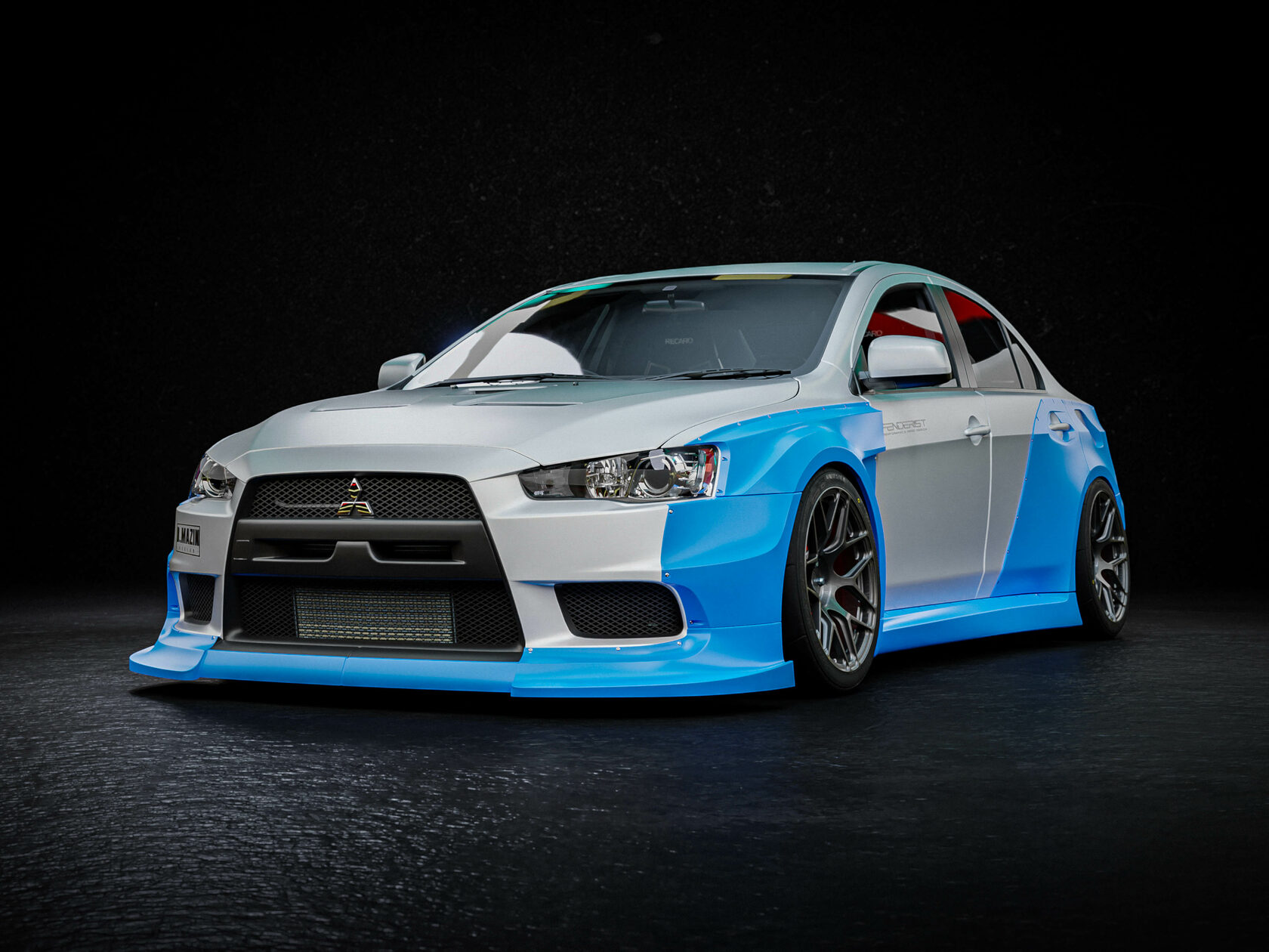 FENDERIST SPEC S Full Set / WIDE BODY KIT MITSUBISHI LANCER EVO X 2008-2015