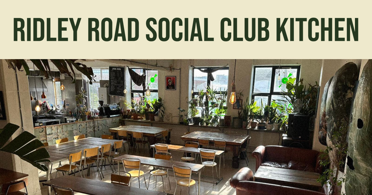 Ridley Road Social Club Kitchen