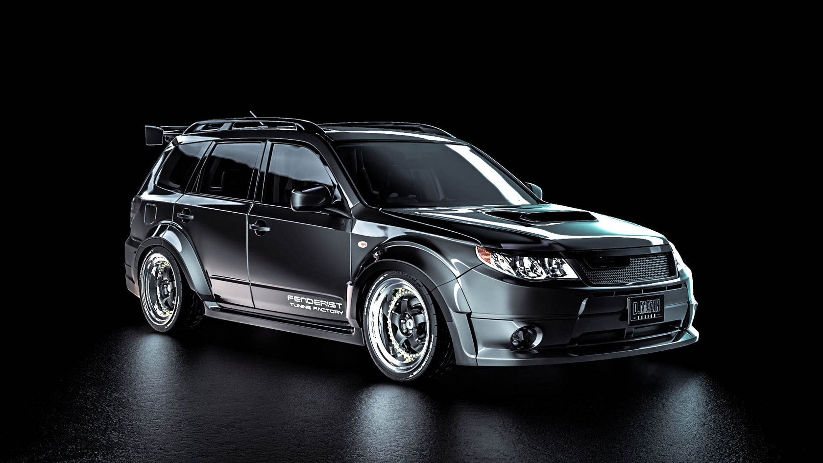 FENDERIST SPEC S Fender Flares Set vs Lips / WIDE BODY KIT SUBARU ...