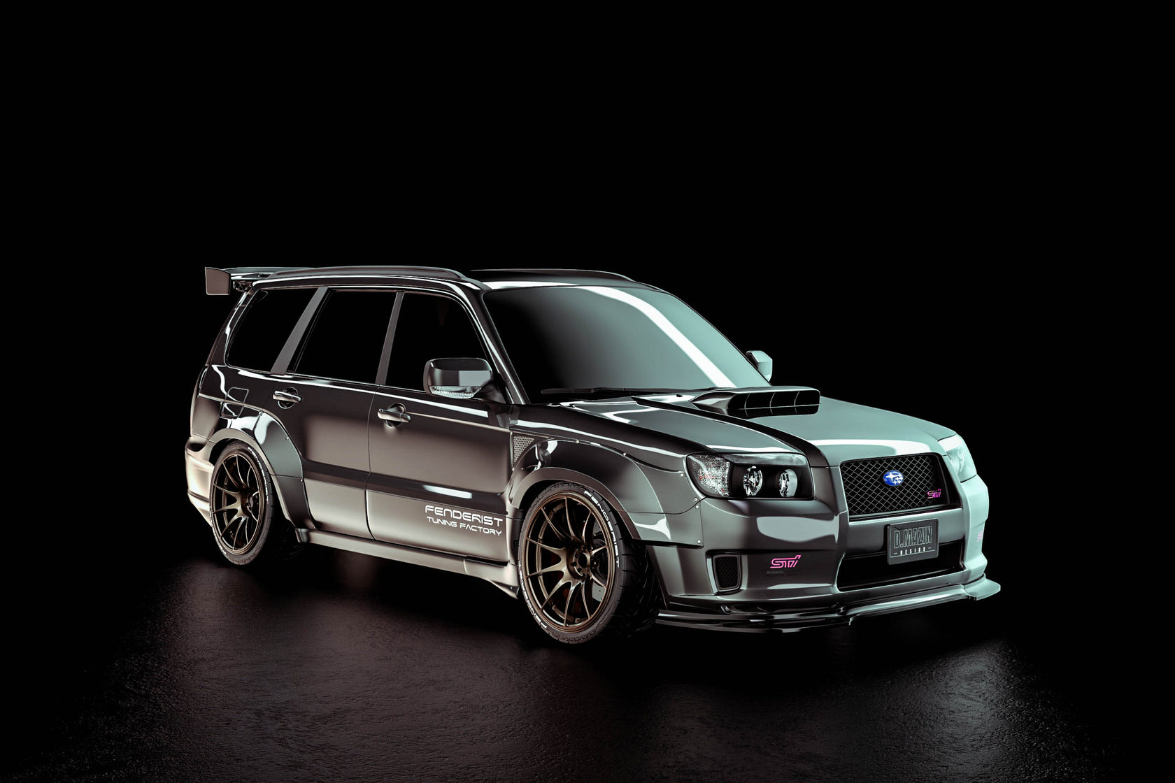 FENDERIST SPEC S Fender Flares Set / Wide Body Kit Ver.2 SUBARU ...