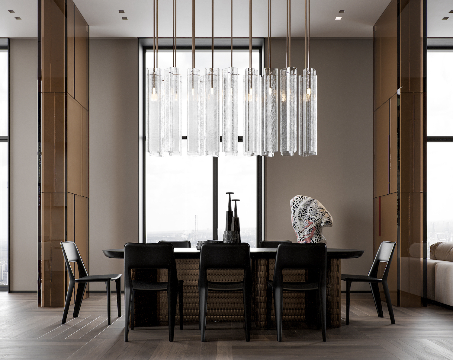 Penthouse in Roza Rossa / DSEESION Interiors: luxury design since 2003