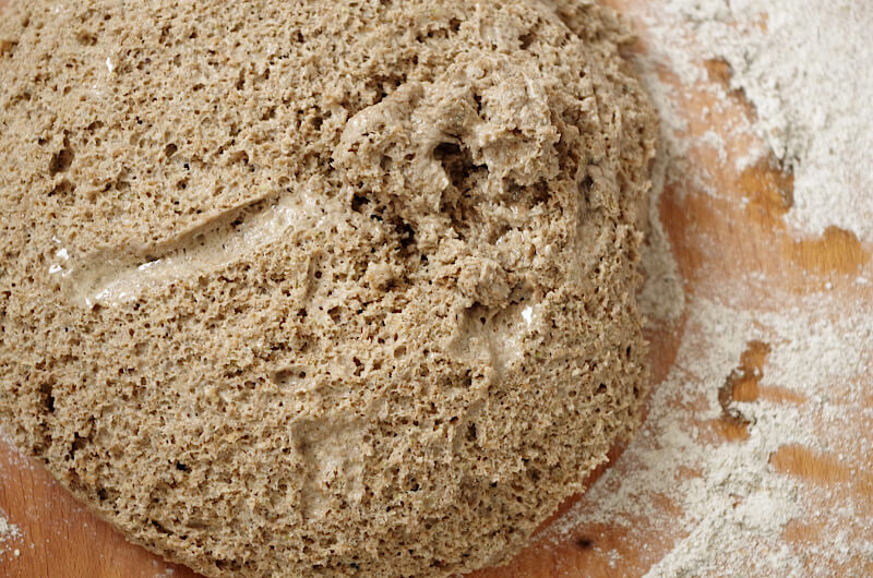 Authentic Northern Rye Bread Recipe with Only Rye Flour, Salt and Water