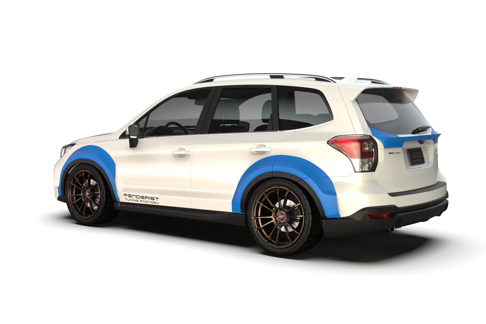 FENDERIST SPEC S Fender Flares Set / Wide Body Kit SUBARU FORESTER SJ 14-18