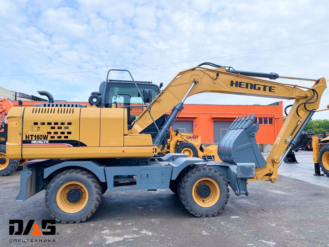 Продажа колесных экскаваторов HENGTE