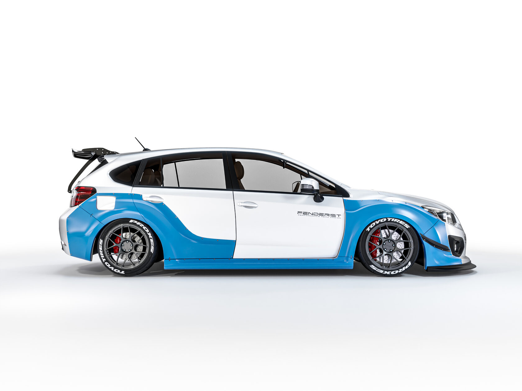 FENDERIST SPEC S Full kit / WIDE BODY KIT Subaru Impreza 11-14