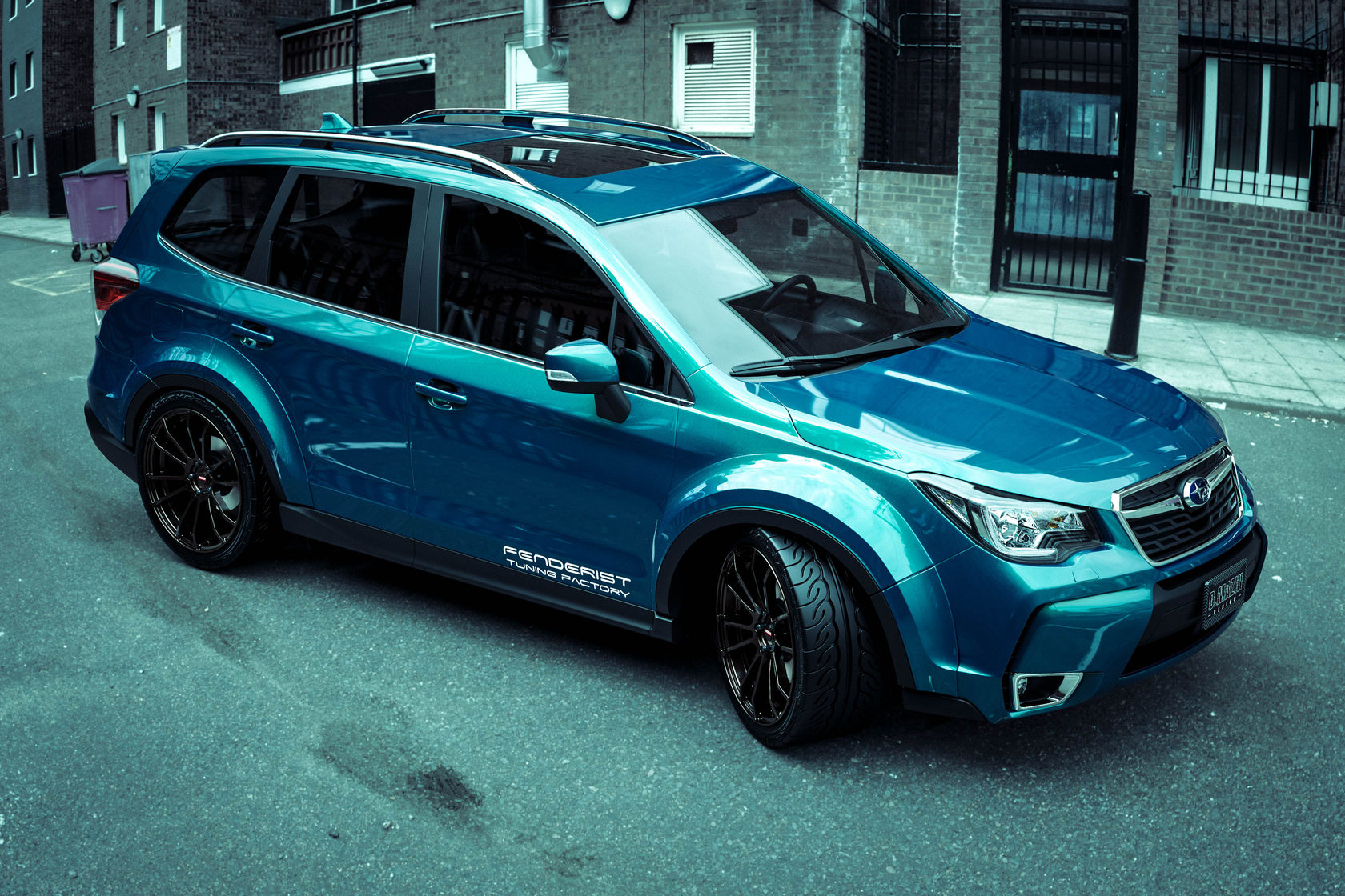 FENDERIST SPEC S Fender Flares Set / Wide Body Kit SUBARU FORESTER SJ 14-18