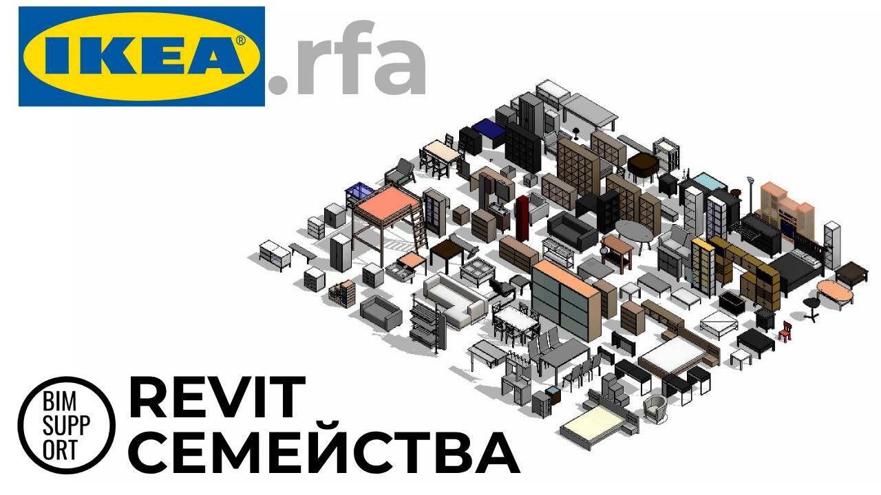 Семейства IKEA для Revit