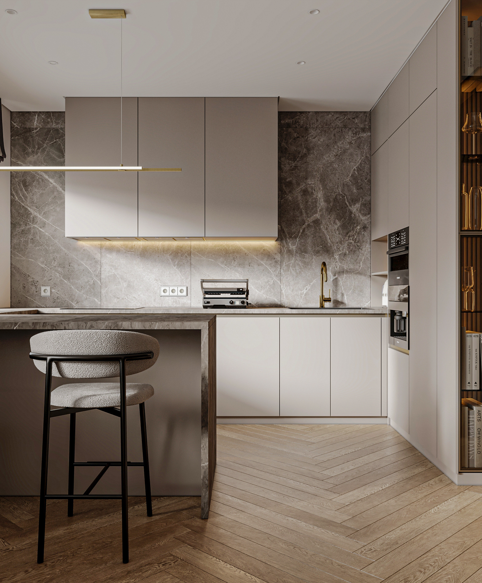 Дизайн квартиры в ЖК «Modum» – лаконичность и роскошь | KRASNOV Design