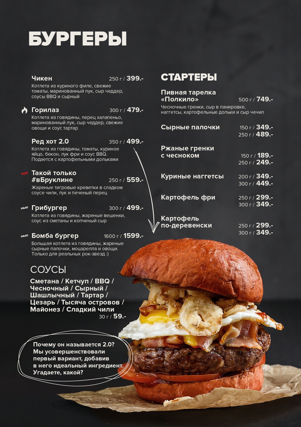 Кухня | Brooklyn Bowl