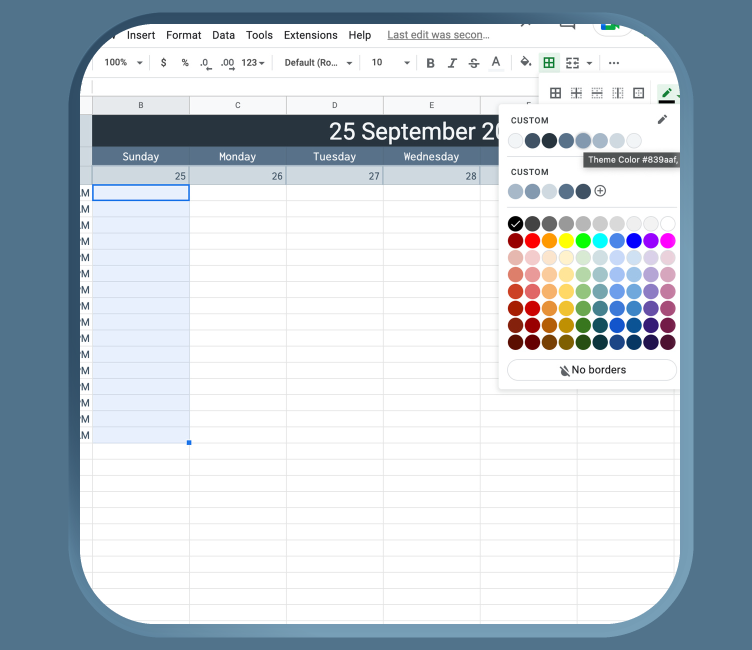 How to Make Google Sheets Templates Calendar and Schedules