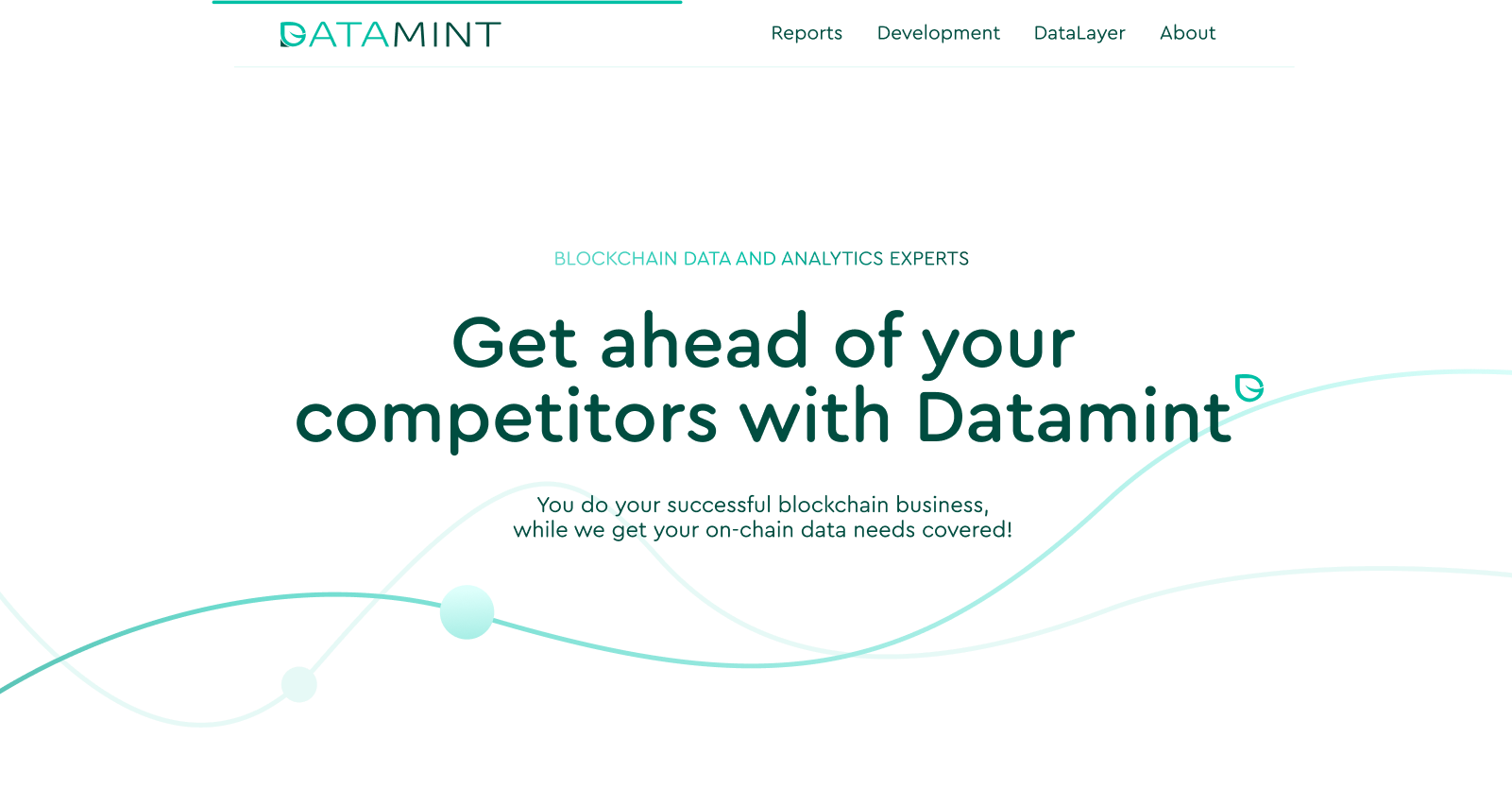 Datamint — Value-added Blockchain Data Provider