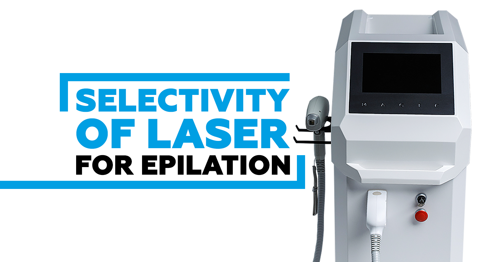Selectivity of the laser for epilation