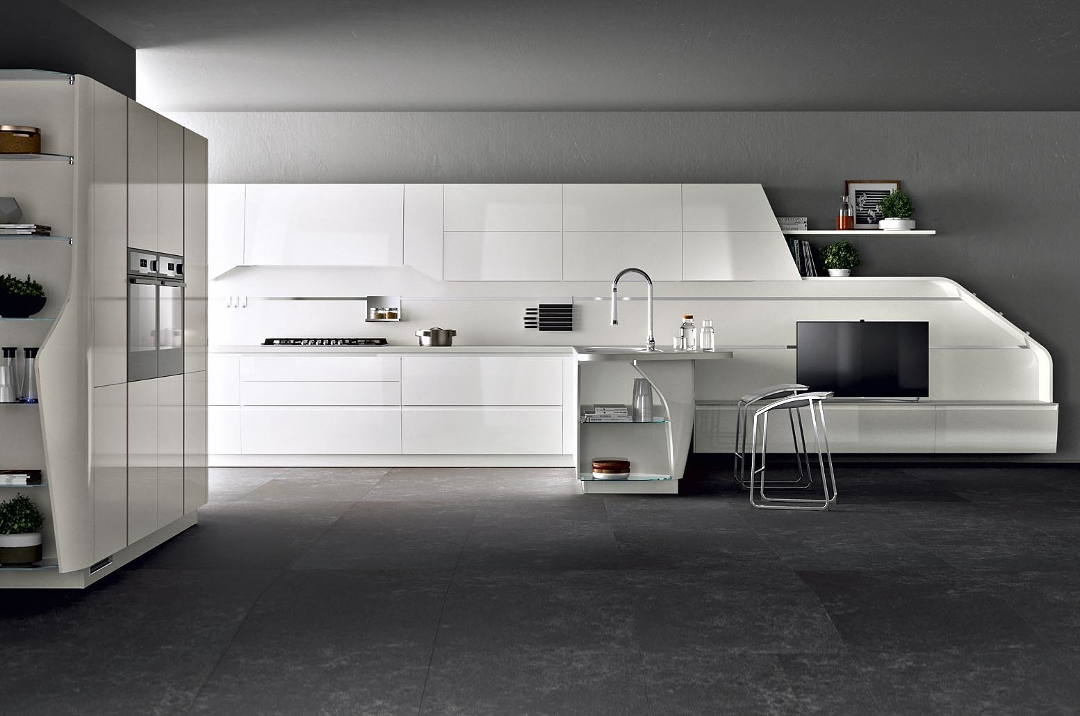 Итальянская кухня Scavolini Flux Swing