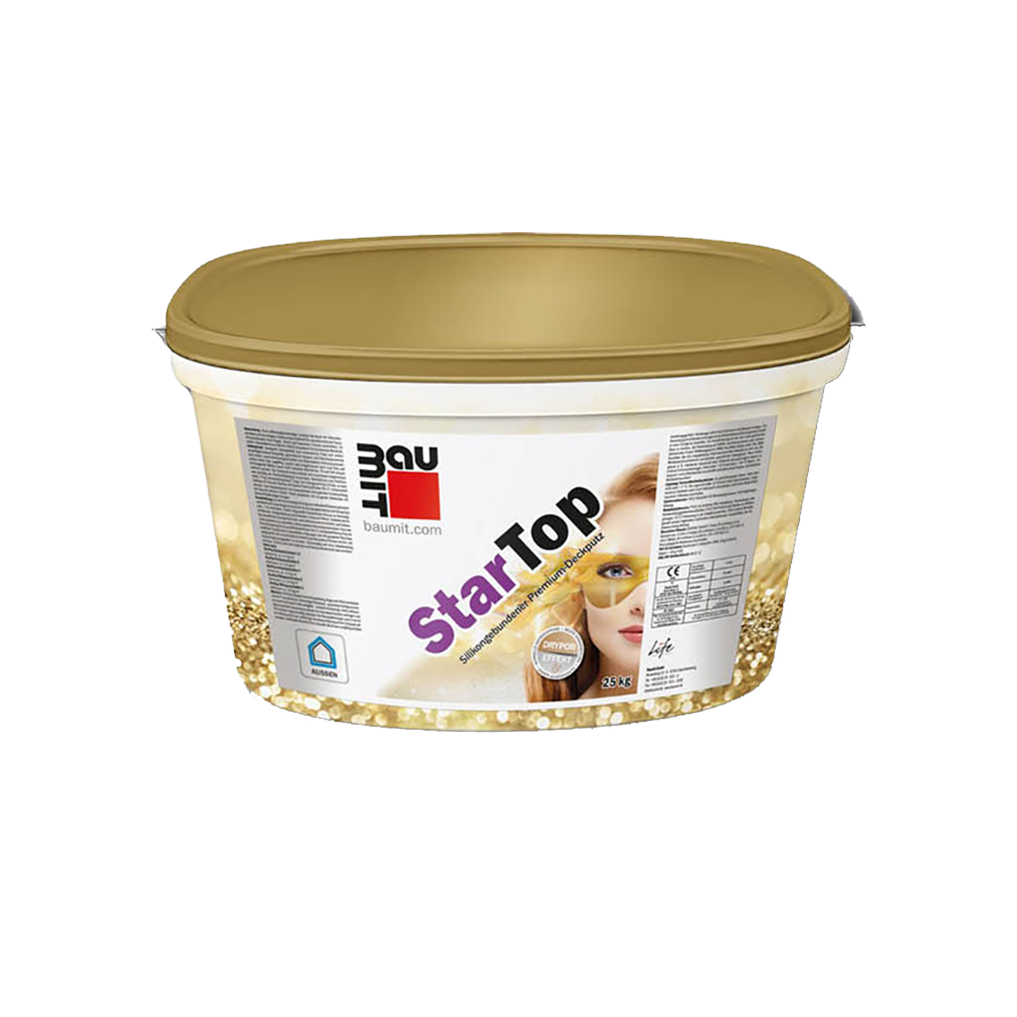 Штукатурное фасадное решение с финишным покрытием Baumit™ StarTop