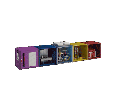 Modular CNG filling station