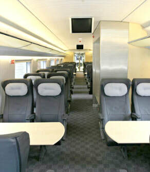 Sapsan Classes - Sapsan High Speed Train Seat Map