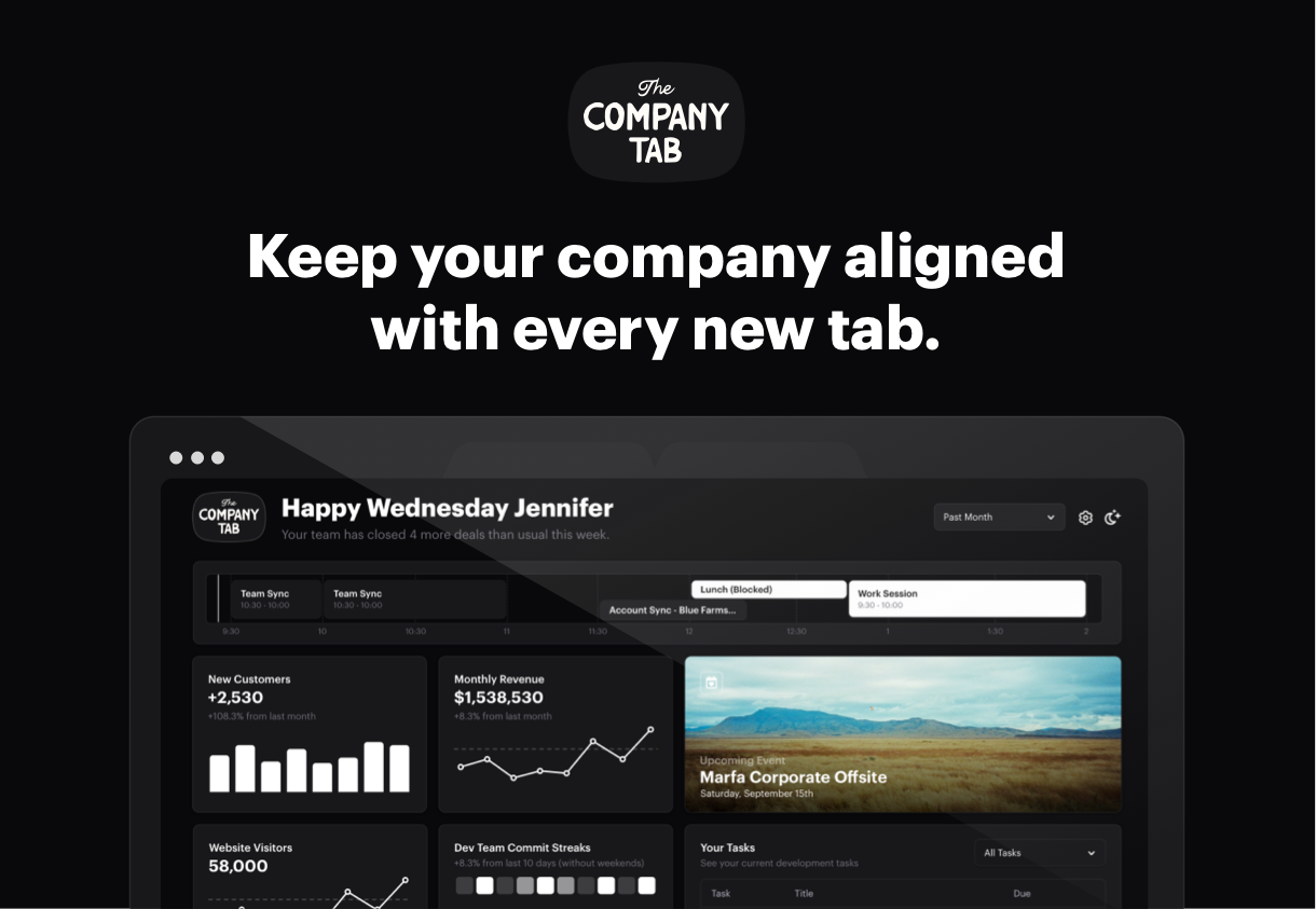 The Company Tab