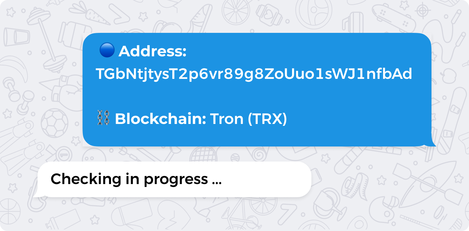 Telegram Bot from BitOK for AML checks