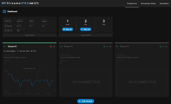 SRT Streamer PRO | Professional Multi-Input SRT Encoder for Broadcast ...