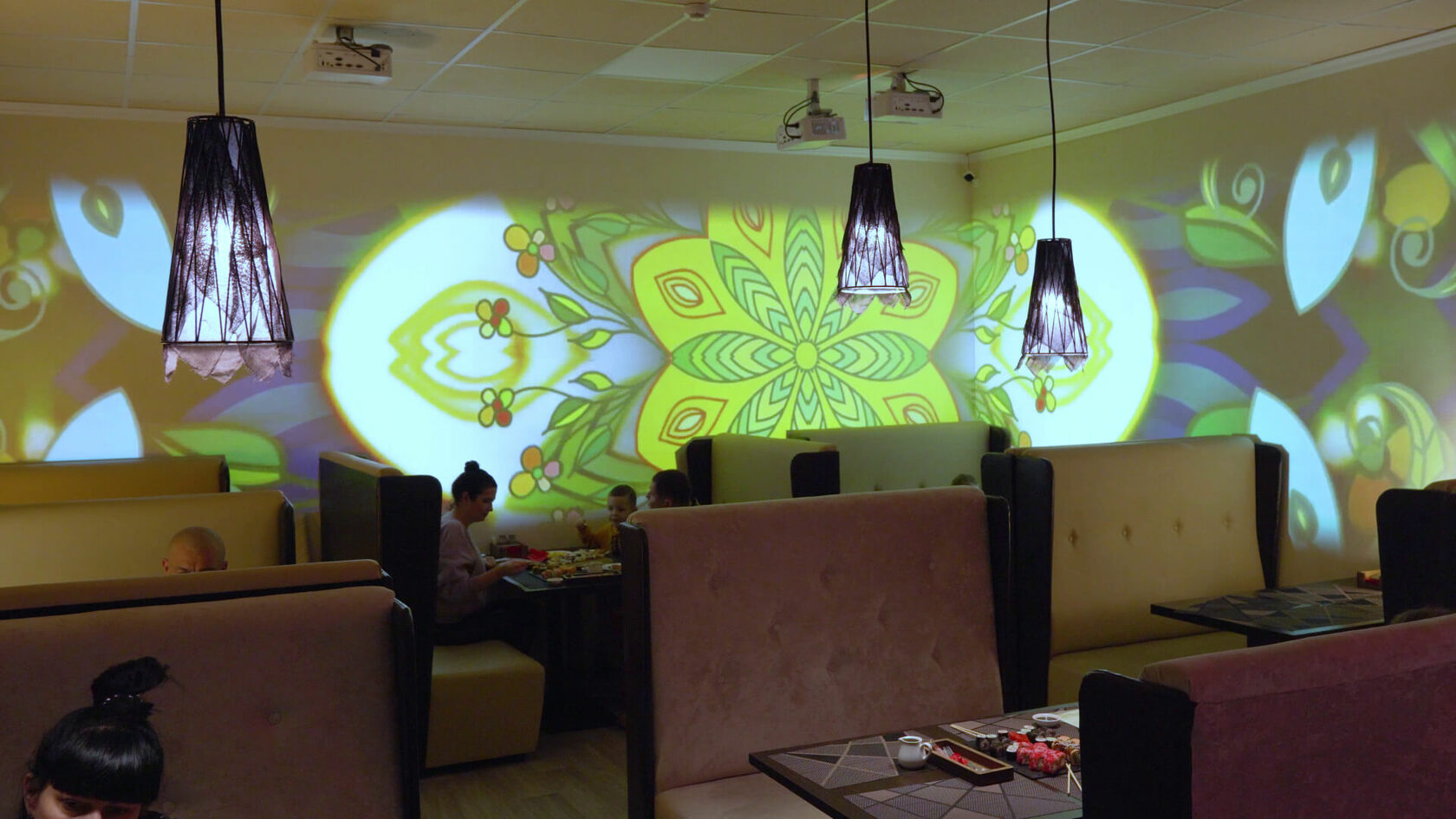 "When projection screens appeared here, the establishment undoubtedly ...