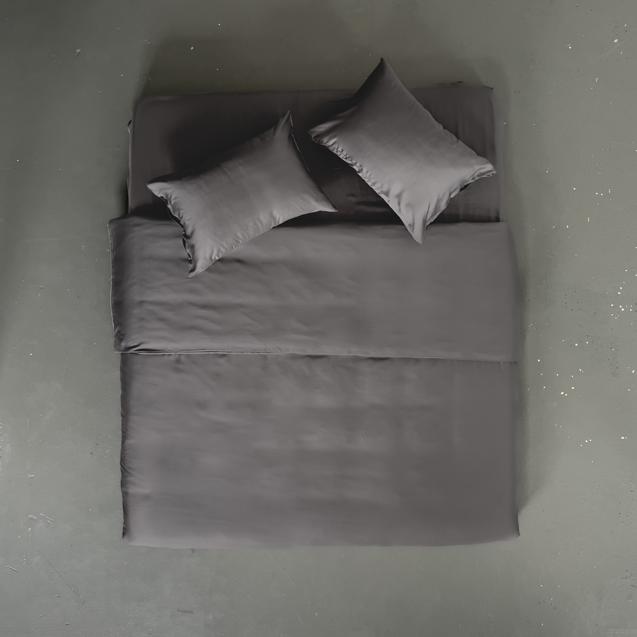 Пододеяльник из тенсела для утяжеленного одеяло SleepDeep цвет графитовый