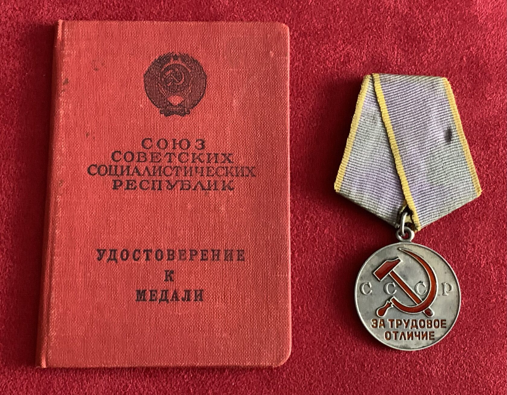 Медаль ЗА ТРУДОВОЕ ОТЛИЧИЕ