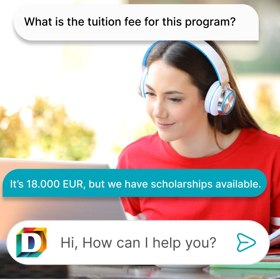 Enhancing Virtual Student Fairs with AI: The Role of Diversif.ai's Di