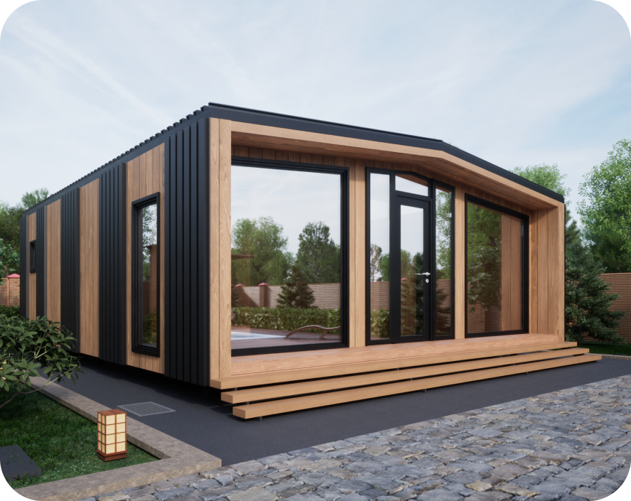 Строительство модульных домов и бань по единым стандартам Woodnext