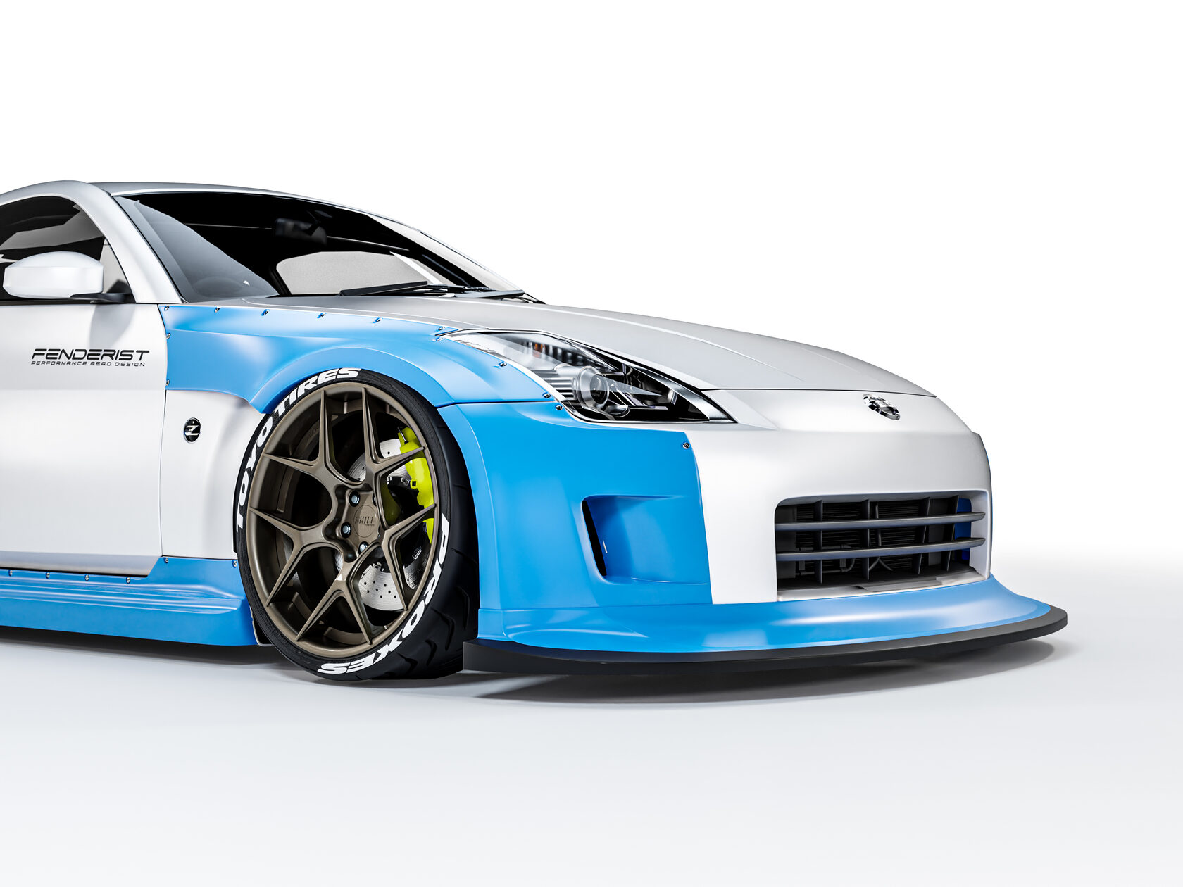 FENDERIST SPEC S FENDER FLARES Set / WIDE BODY KIT NISSAN 350Z ...