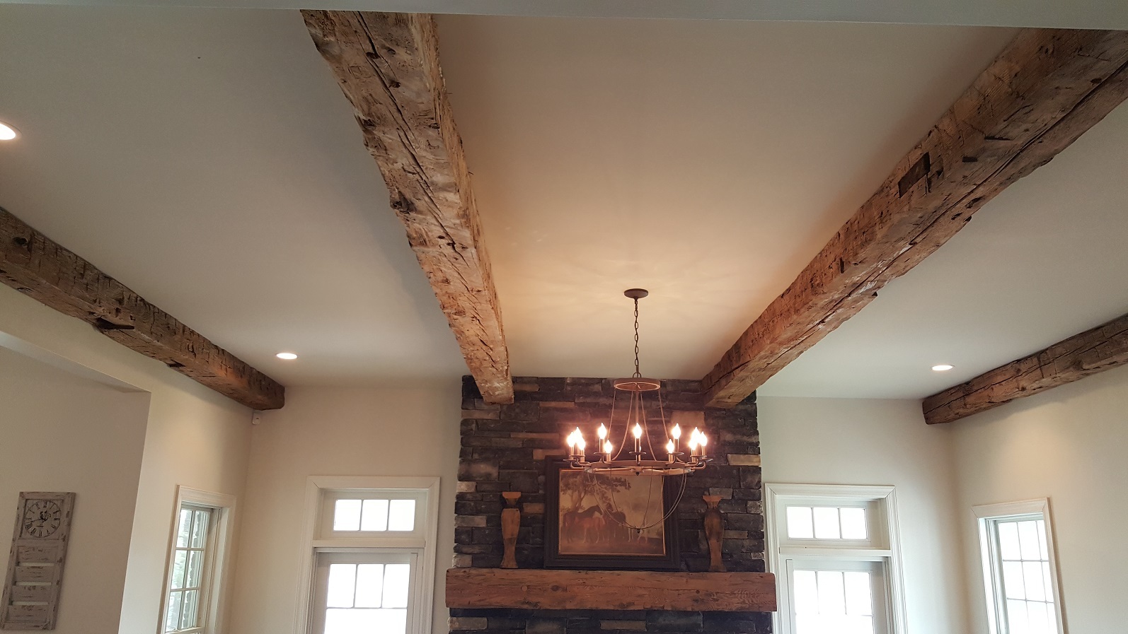 Reclaimed Hand-Hewn Beams | Benedict Antique Lumber