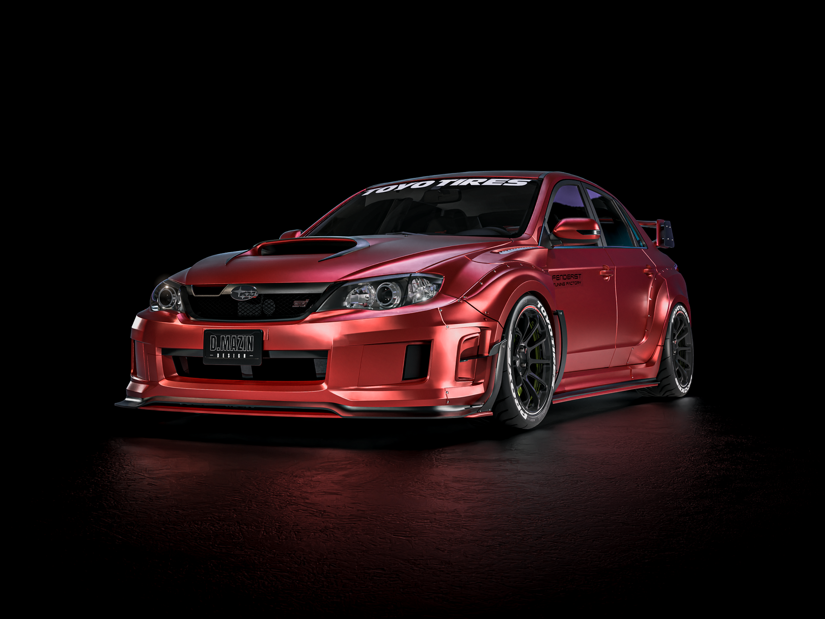 Fender Flares Set / WIDE BODY KIT SUBARU IMPREZA WRX STI GVB/GVF 07-14