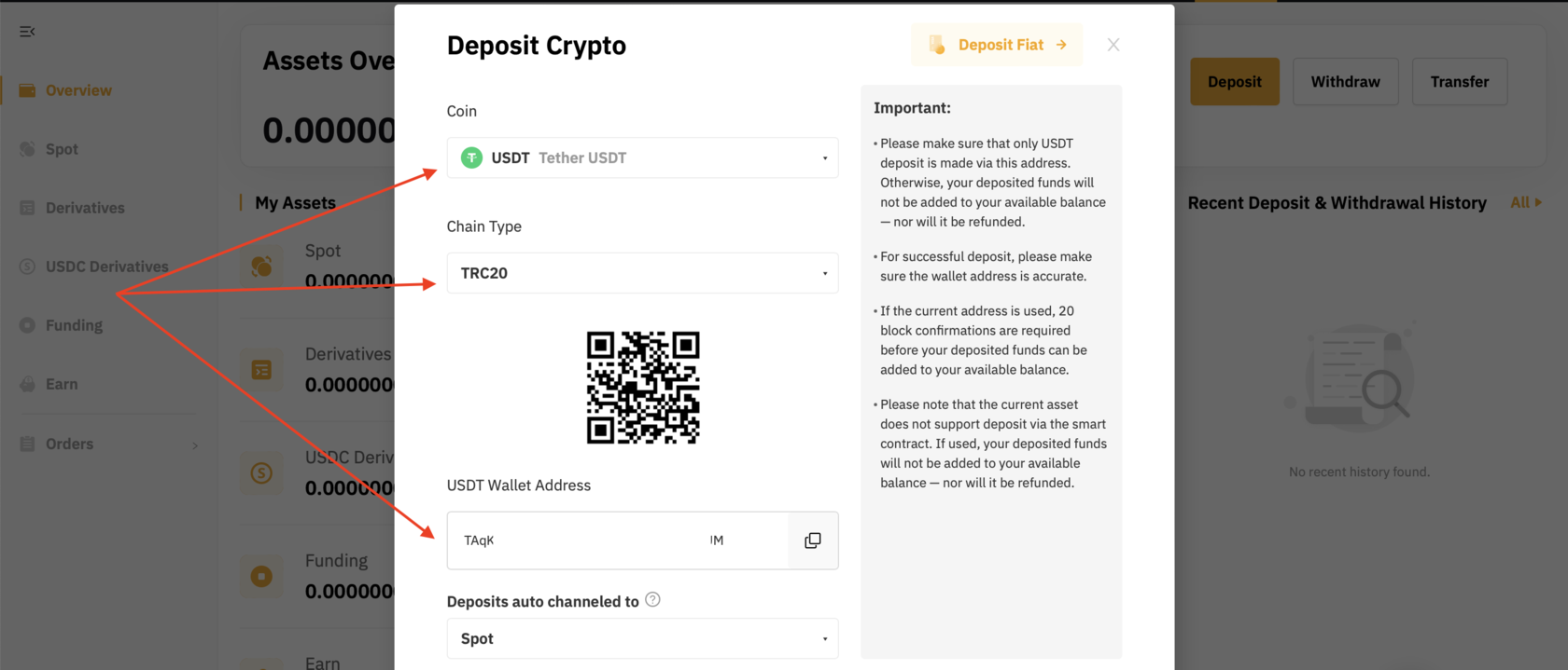 How to transfer cryptocurrencies between Binance and ByBit