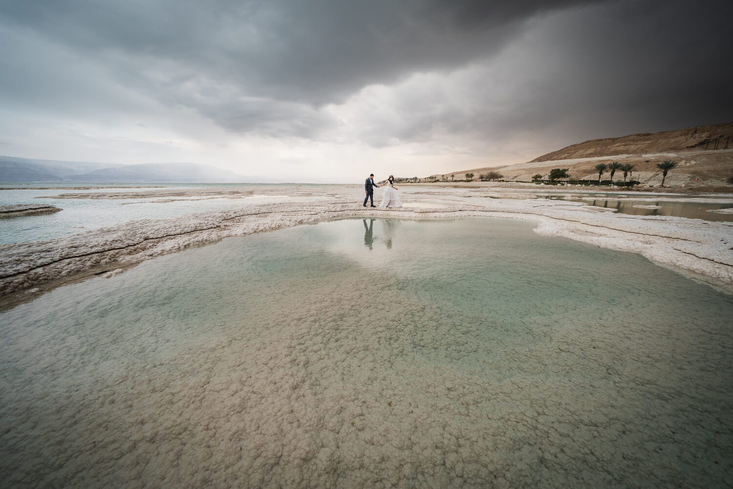 Top locations for photo shoot on the Dead Sea, Israel