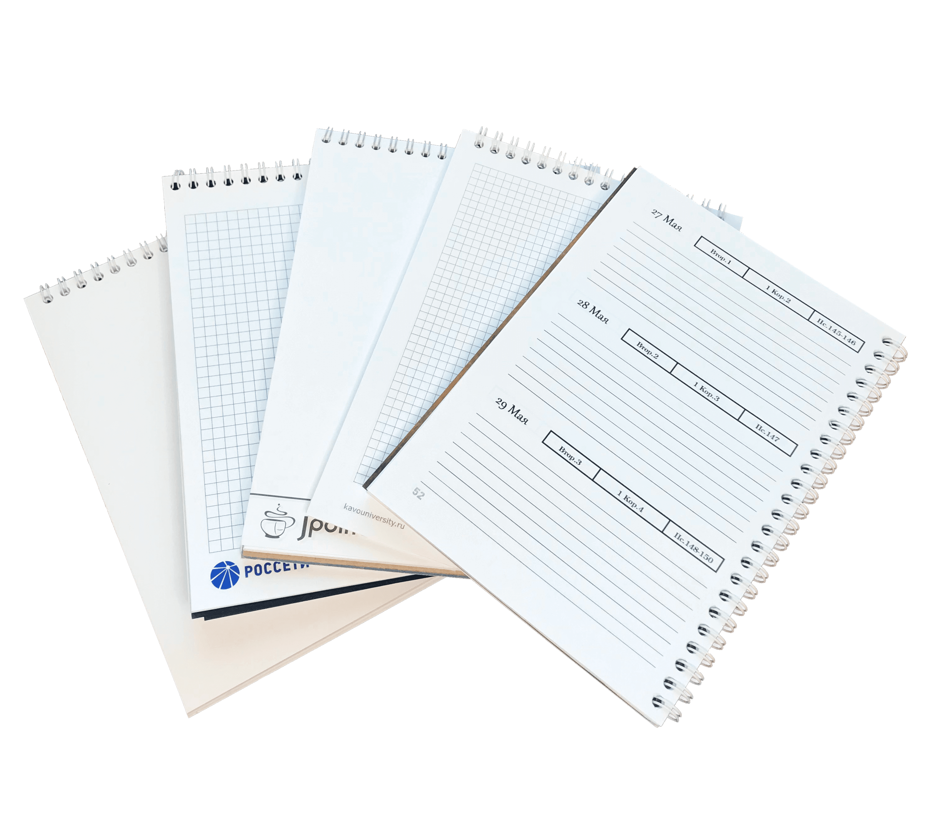 Печать блокнотов в СПб. Блокноты на заказ в типографии "СатисЪ"