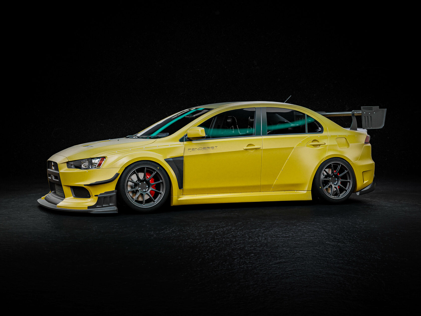FENDERIST SPEC R Full Set / WIDE BODY KIT MITSUBISHI LANCER EVO X 2008-2015