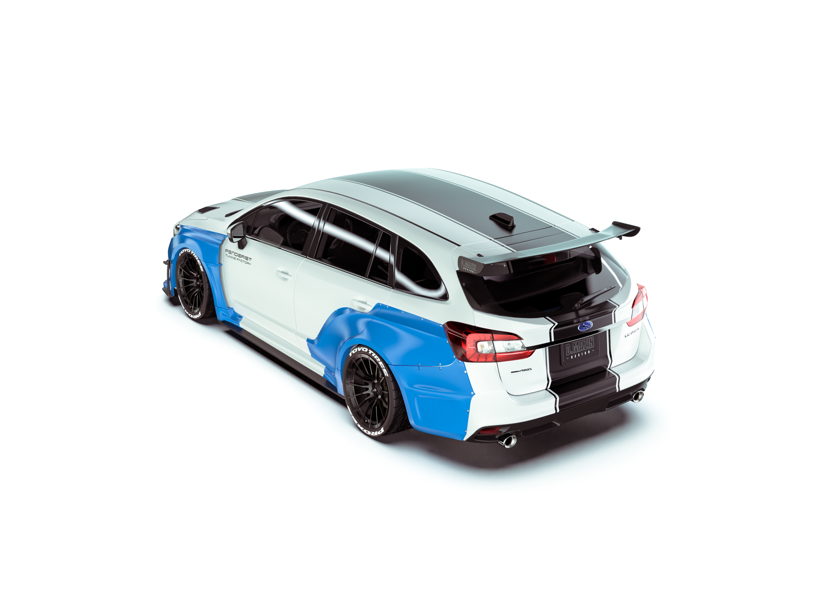 Full FENDERIST SPEC S kit / WIDE BODY KIT Subaru Levorg 14-17