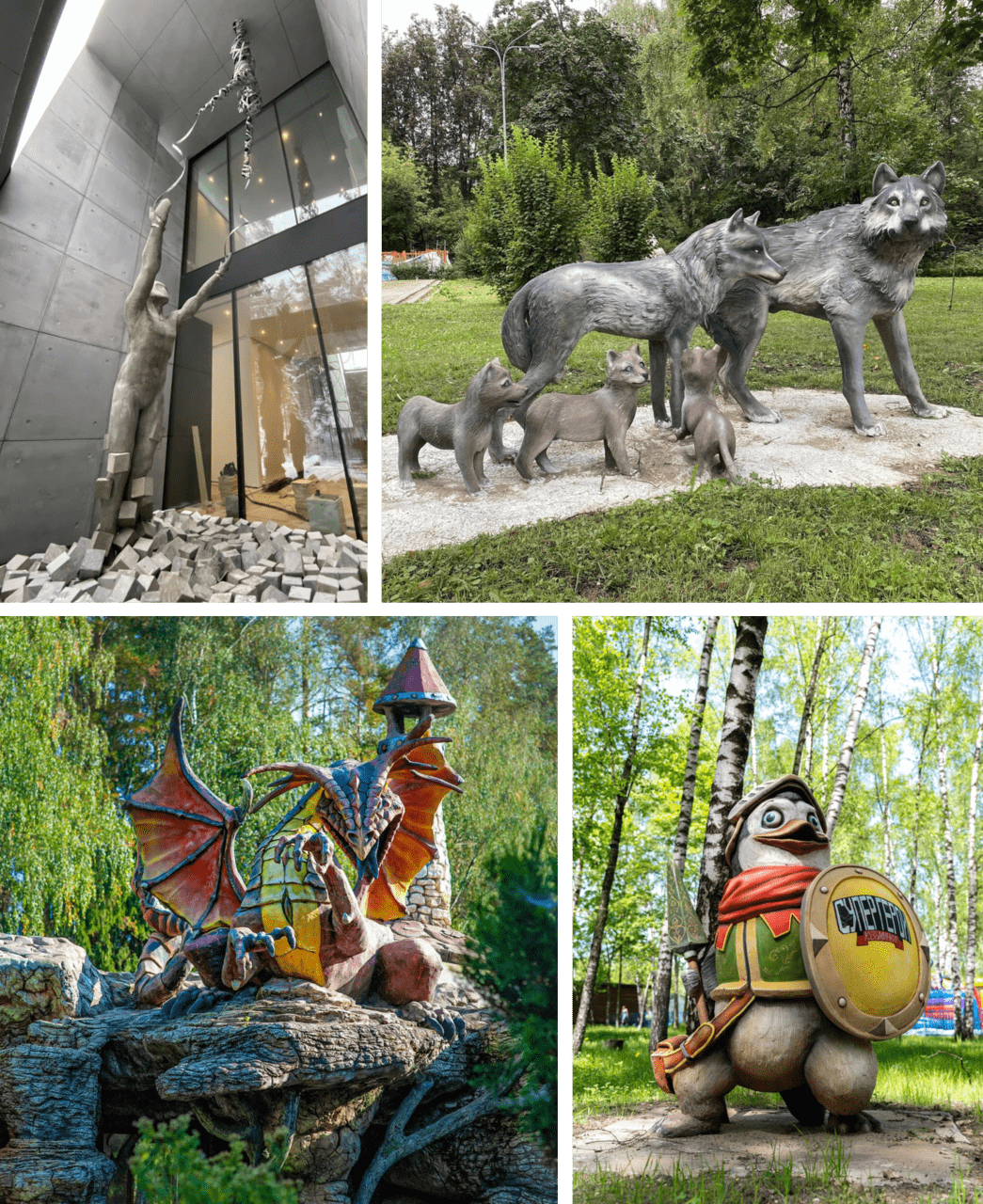 Изготовление скульптур из арт бетона на заказ