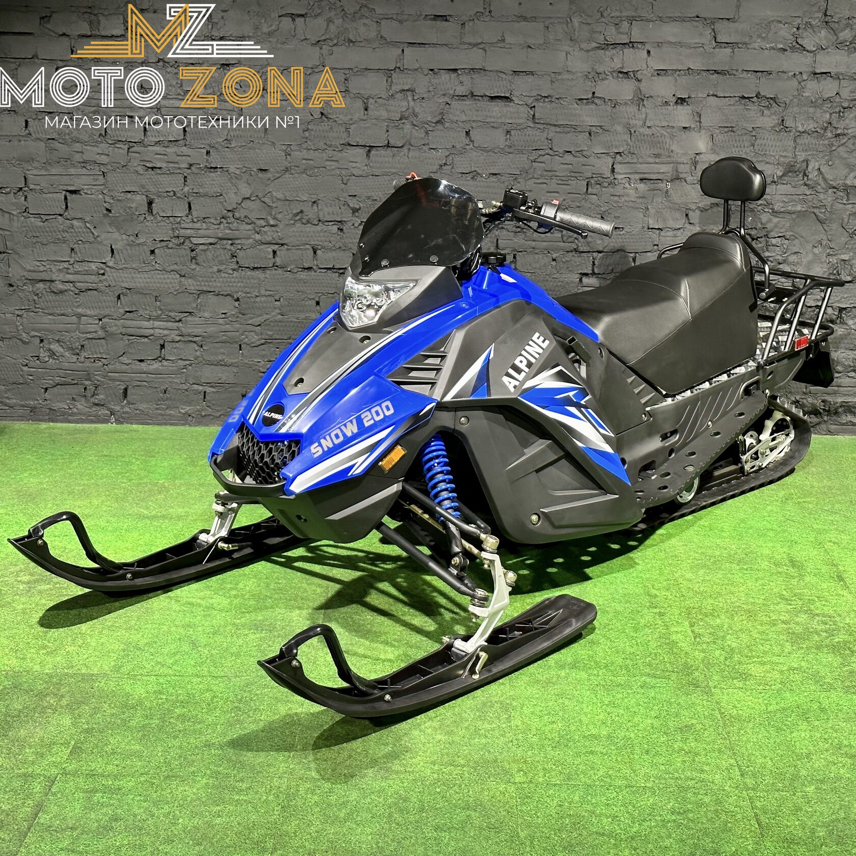 Снегоход MotoLand ALPINE 200 (синий) - купить по низкой цене от ...